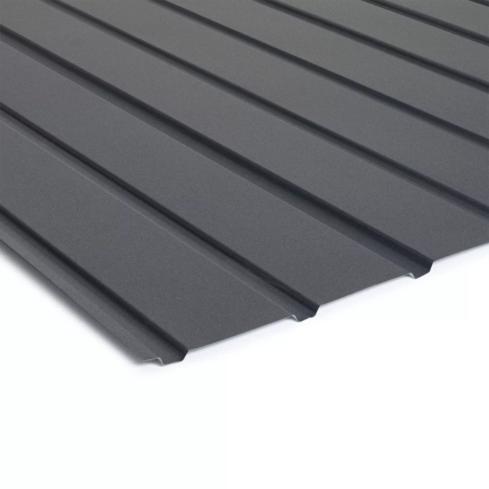 T8 trapézlemez – 0,4 mm – Antracit matt RAL7016 – Egyoldalas